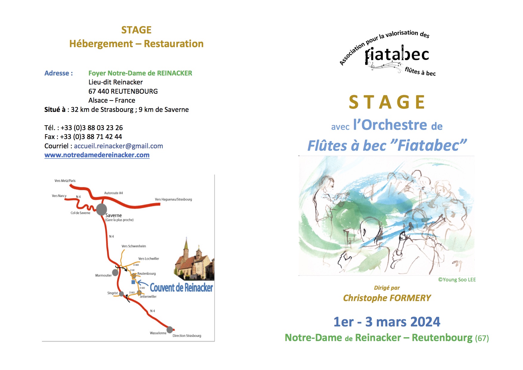 Stage orchestre de flûtes à bec Fiatabec - 1 au 3 mars 2024 (67 ...