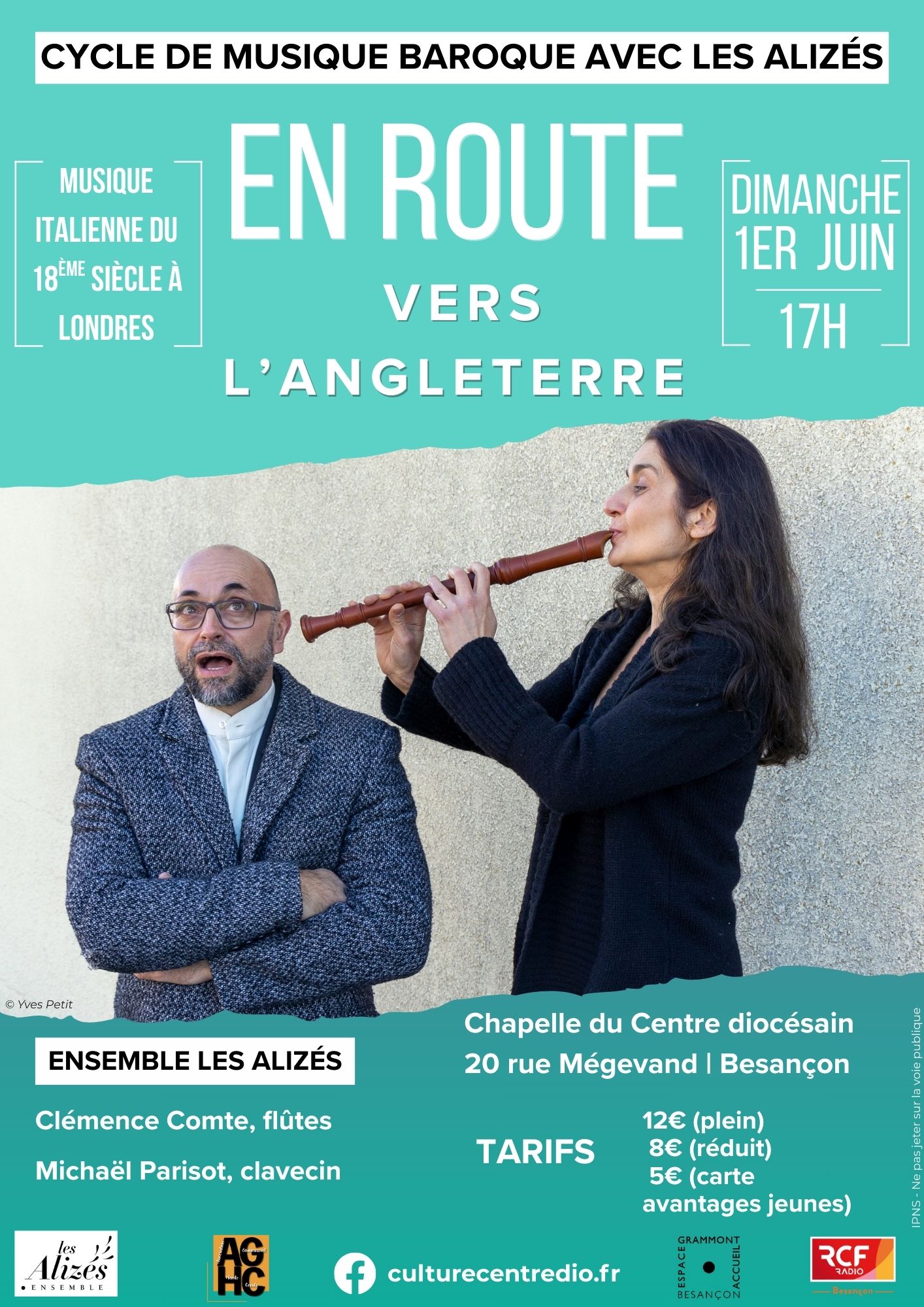 Concert Les Alizés - Besançon - 1er juin 2025 - Flûtes à bec en France